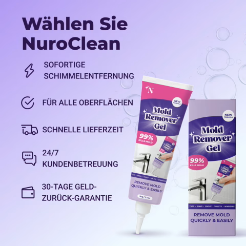 Kraftvolle Schimmelentfernung mit NuroClean Gel